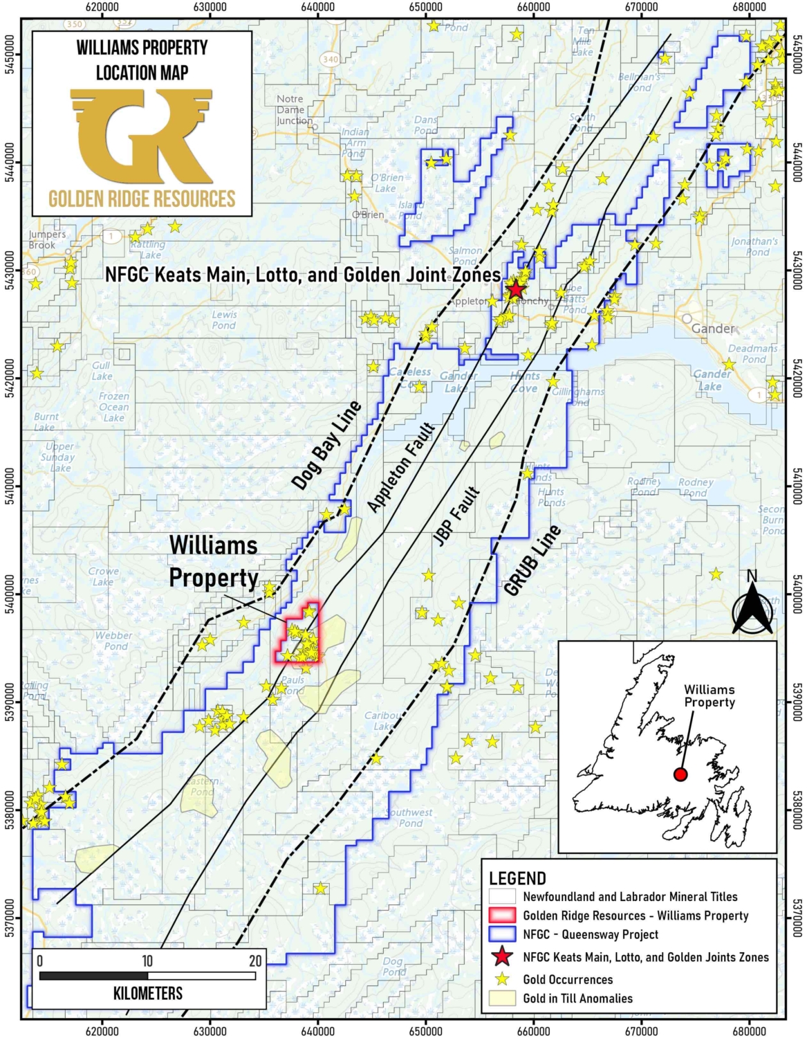 Williams Project – Golden Ridge Resources